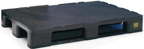 ESD Plastpall 1200x800x155 mm / ESD-pallar / Pallar / Material handling ...