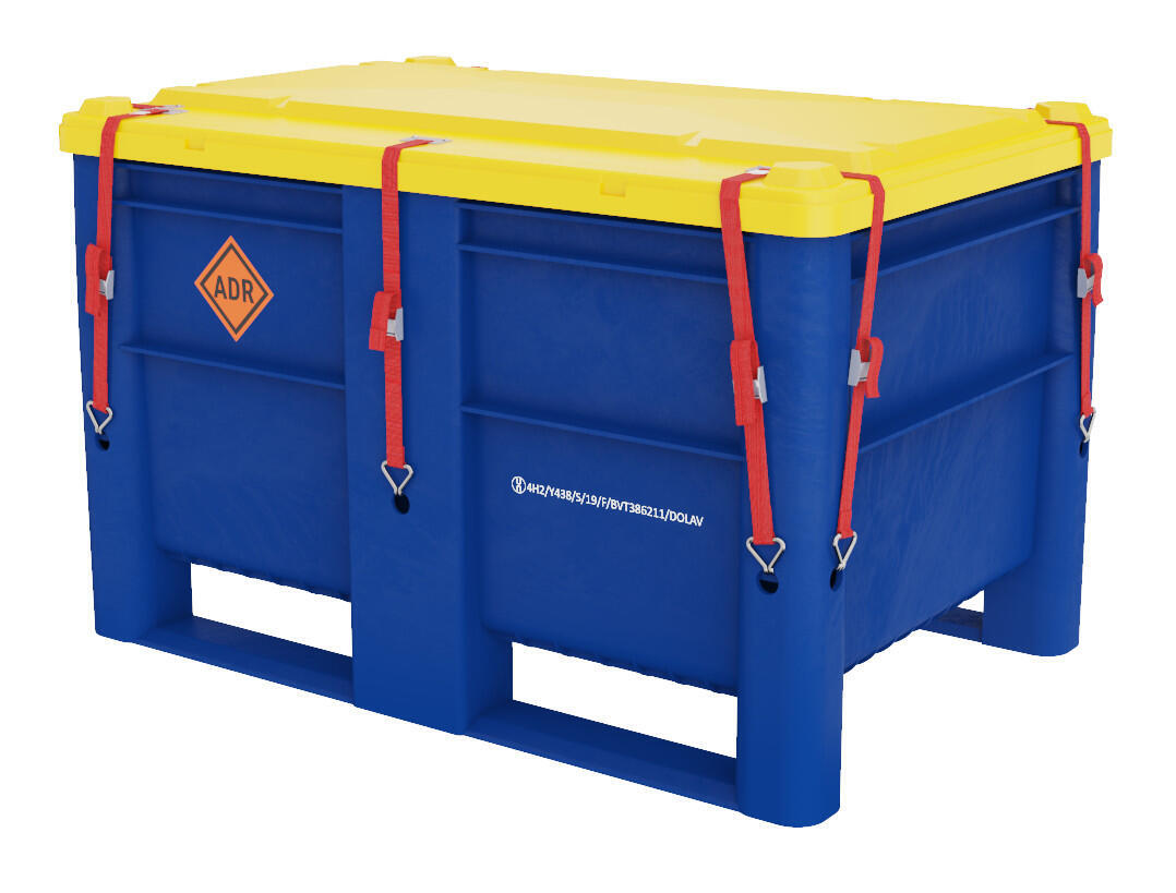 Förpackning 4H2 500L - plastcontainer för farligt gods - Accon Sverige